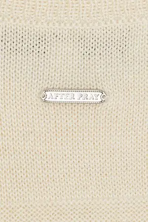 AFTER PRAY Damier Sleeveless Knit Top