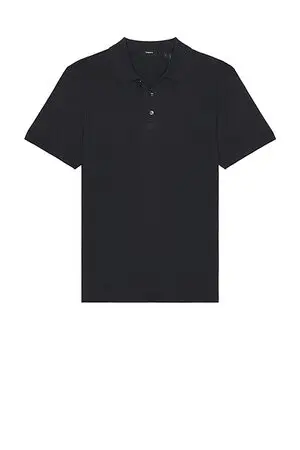 Theory Bron Cotton Polo - Eclipse