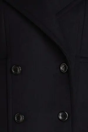 Maje Double-breasted Wool-blend Felt Coat