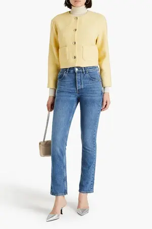 Maje High-rise Bootcut Jeans