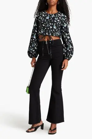 Maje High-rise Flared Jeans