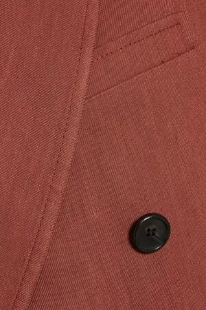 A.L.C. Declan Double-breasted Twill Blazer