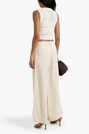 A.L.C. Colton Twill Wide-leg Pants