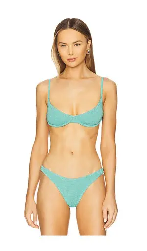 Bond Eye Gracie Balconette Bikini Top - Lagoon
