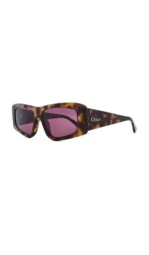 Chloé Izia Sunglasses - Havana & Violet