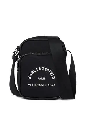 Karl Lagerfeld Rue St. Guillaume Messenger Bag - Black