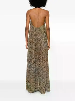 Amen Leopard-print Maxi Dress