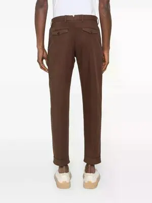 PT TORINO Tapered Trousers - Brown