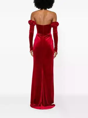 CRISTALLINI Brigitte Maxi Gown - Red