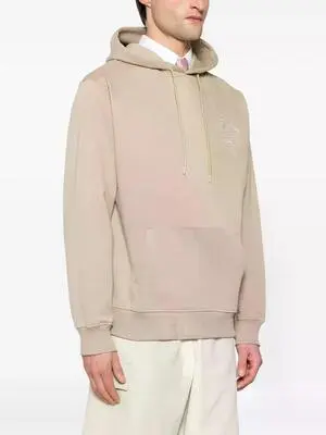Drole De Monsieur Slogan Vignes Hoodie - Brown