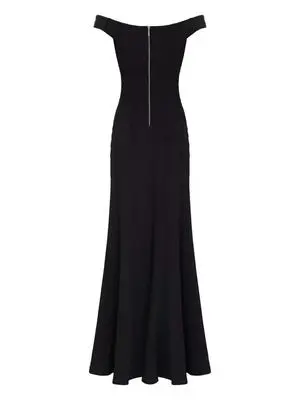 GLORIA COELHO Mesh Maxi Dress
