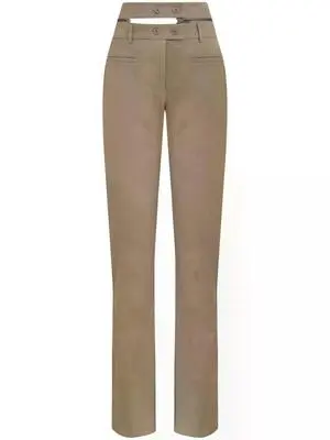 GLORIA COELHO Double-flare Trousers