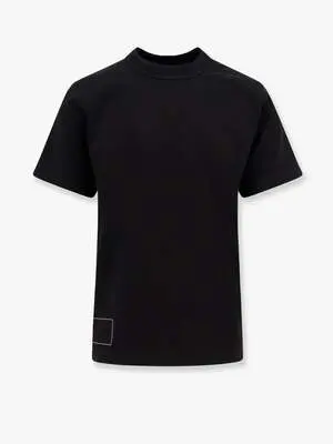 Sacai Cotton Tshirt With Logo On The Back