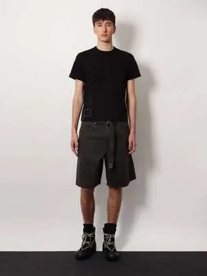 Sacai Cotton Tshirt With Logo On The Back