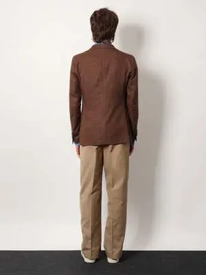 Tagliatore Montecarlo Linen And Cotton Blazer