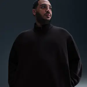 Nike 24.7 Impossiblysoft Dri-fit 1/2-zip Top - Black