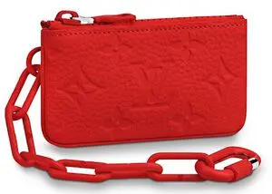 LOUIS VUITTON Louis Vuitton Pochette Cle Monogram Red