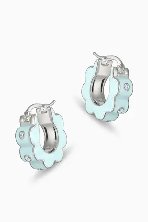ETIQ Garden Hoop Earrings - Floral