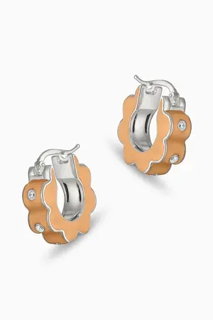 ETIQ Garden Hoop Earrings - Floral