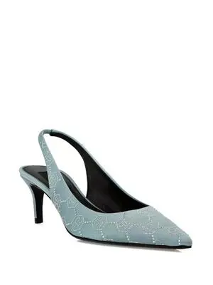 Philipp Plein Slingback Monogram Pumps - Blue