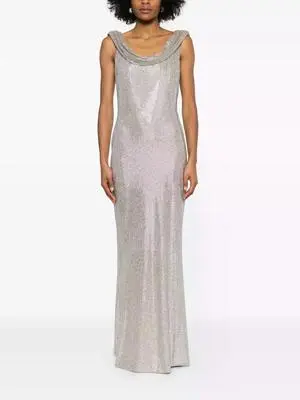 Giuseppe Di Morabito Crystal-embellished Gown - Neutrals