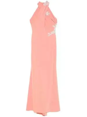 CRISTALLINI Stretch-crepe Maxi Dress