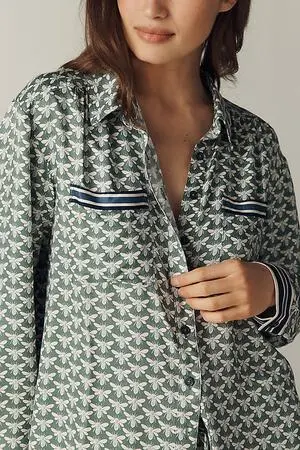 Maeve Rudi Silken Buttondown Shirt