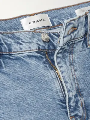 FRAME The Borrowed High-rise Slim-leg Jeans
