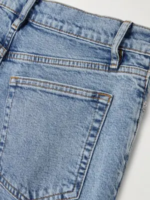 FRAME The Borrowed High-rise Slim-leg Jeans