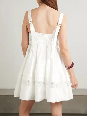 Aje Chant Lace-trimmed Mini Dress