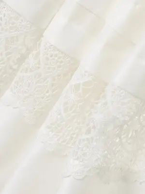 Aje Chant Lace-trimmed Mini Dress
