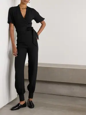 Loro Piana Clancy Cropped Wrap Shirt