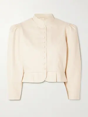DESTREE Amoako Peplum Jacket - Neutrals