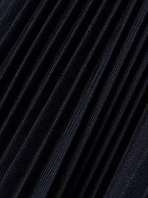 Erdem Plissé-twill Midi Skirt