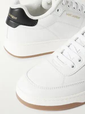 Saint Laurent Sl/61 Logo-print Leather Sneakers