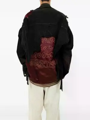 Mihara Yasuhiro Layered Denim Jacket - Black