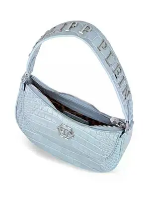 Philipp Plein Croco-printed Tote Bag - Blue