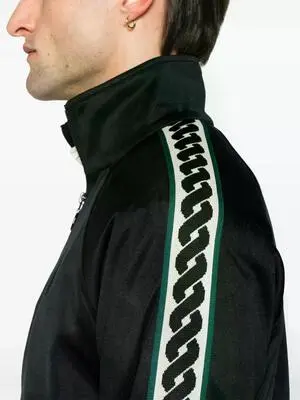 Drole De Monsieur Side-stripe Track Jacket - Black