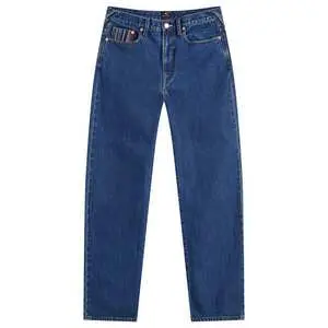 Paul Smith Relaxed Fit Embroidered Stripe Denim Jeans