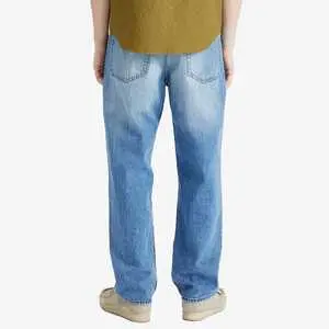 Paul Smith Relaxed Fit Embroidered Stripe Denim Jeans
