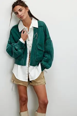 Free People We The Free Lou Day Cardigan Rainforest