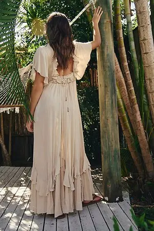 Free People Malta Maxi Dress - French Oak