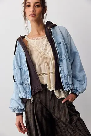 Free People We The Free Layla Denim Jacket