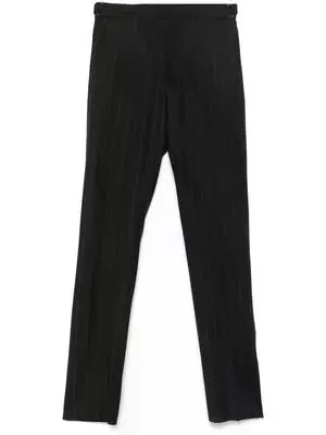 TOM FORD Striped Trousers - Black