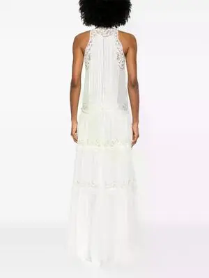 Ermanno Scervino Lace Panelling Maxi Dress