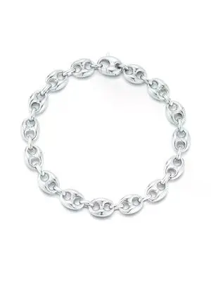 Mateo Puff Link-chain Bracelet - Silver