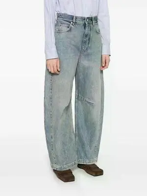 Loewe Anagram Barrel Jeans - Blue