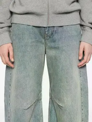 Loewe Anagram Barrel Jeans - Blue