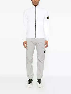 Stone Island Organic Cotton Fleece Sweatshirt - White