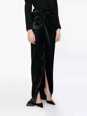 Balenciaga Wrap Maxi Skirt